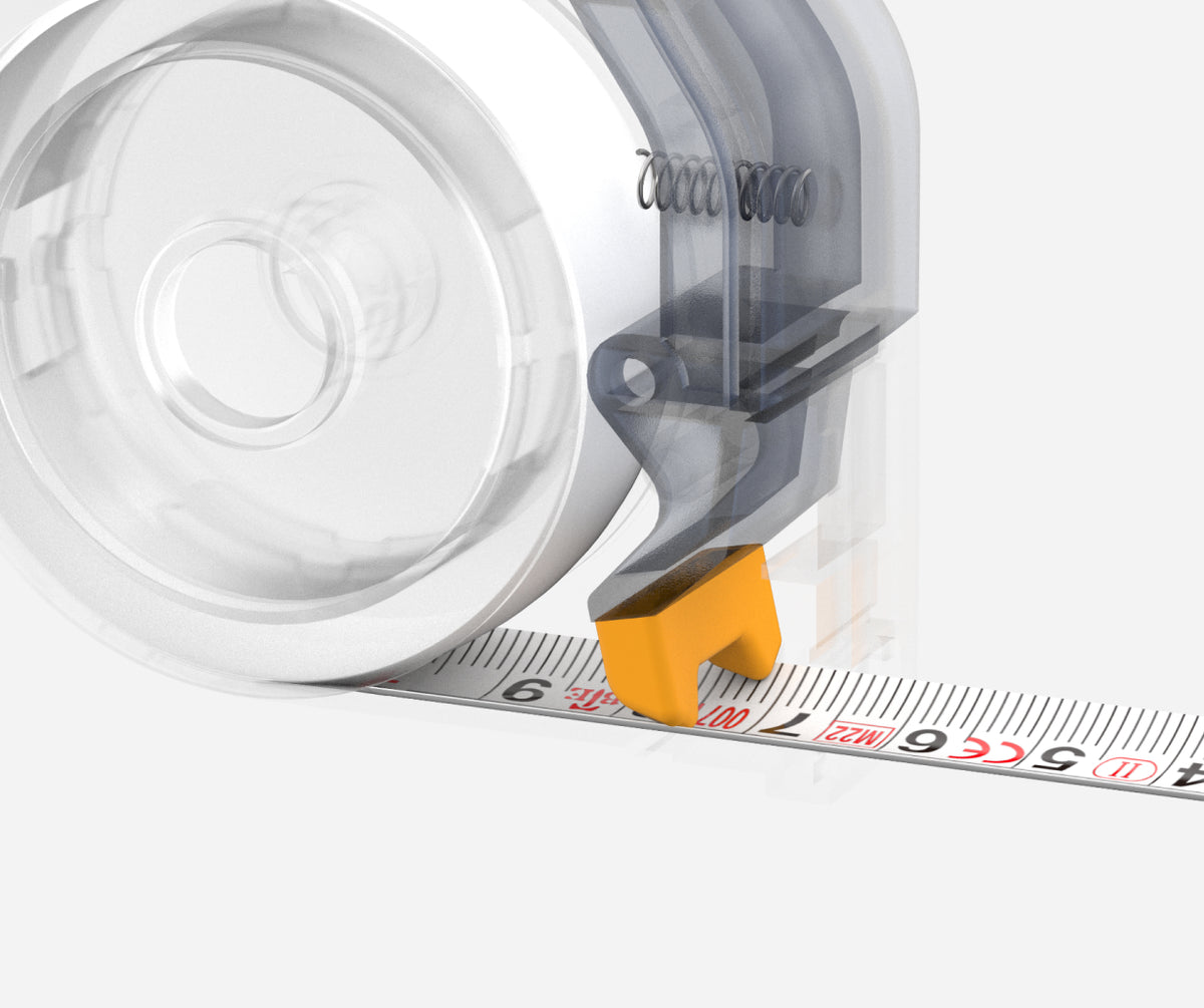 HOTO Auto-Lock Tape Measure | Easy One-Hand Operation