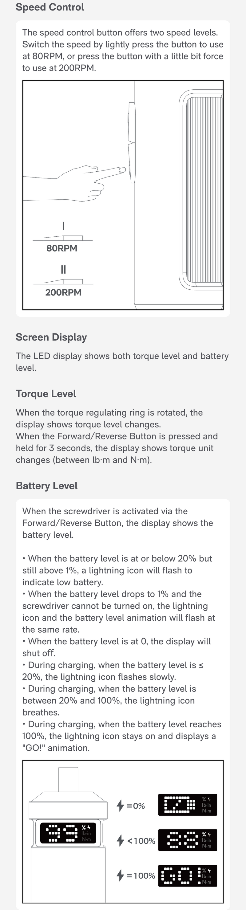 HOTO PixelDrive Cordless Screwdriver | User Guide & Instructions