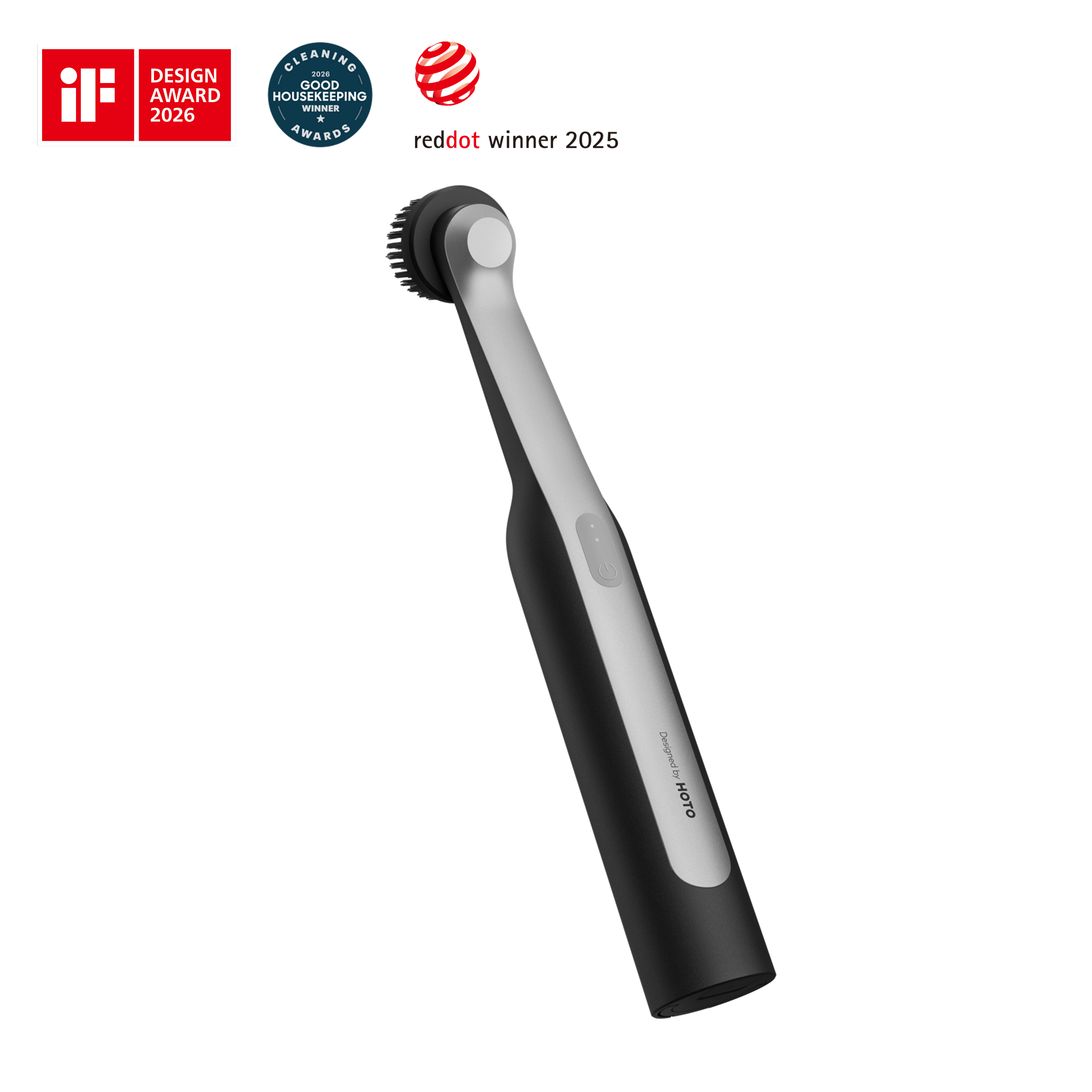 HOTO Wand™ Cordless Spin Scrubber | High-Torque Electric Cleaning Brush