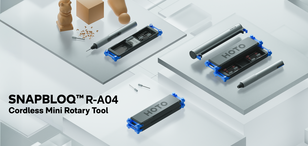 SNAPBLOQ™ R-A04 Electric Mini Rotary Tool Kit
