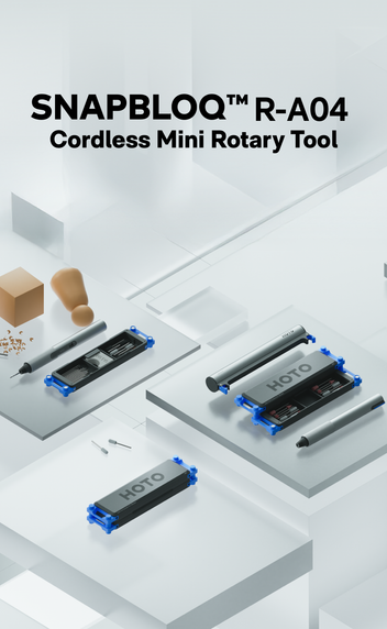 SNAPBLOQ™ R-A04 Electric Mini Rotary Tool Kit
